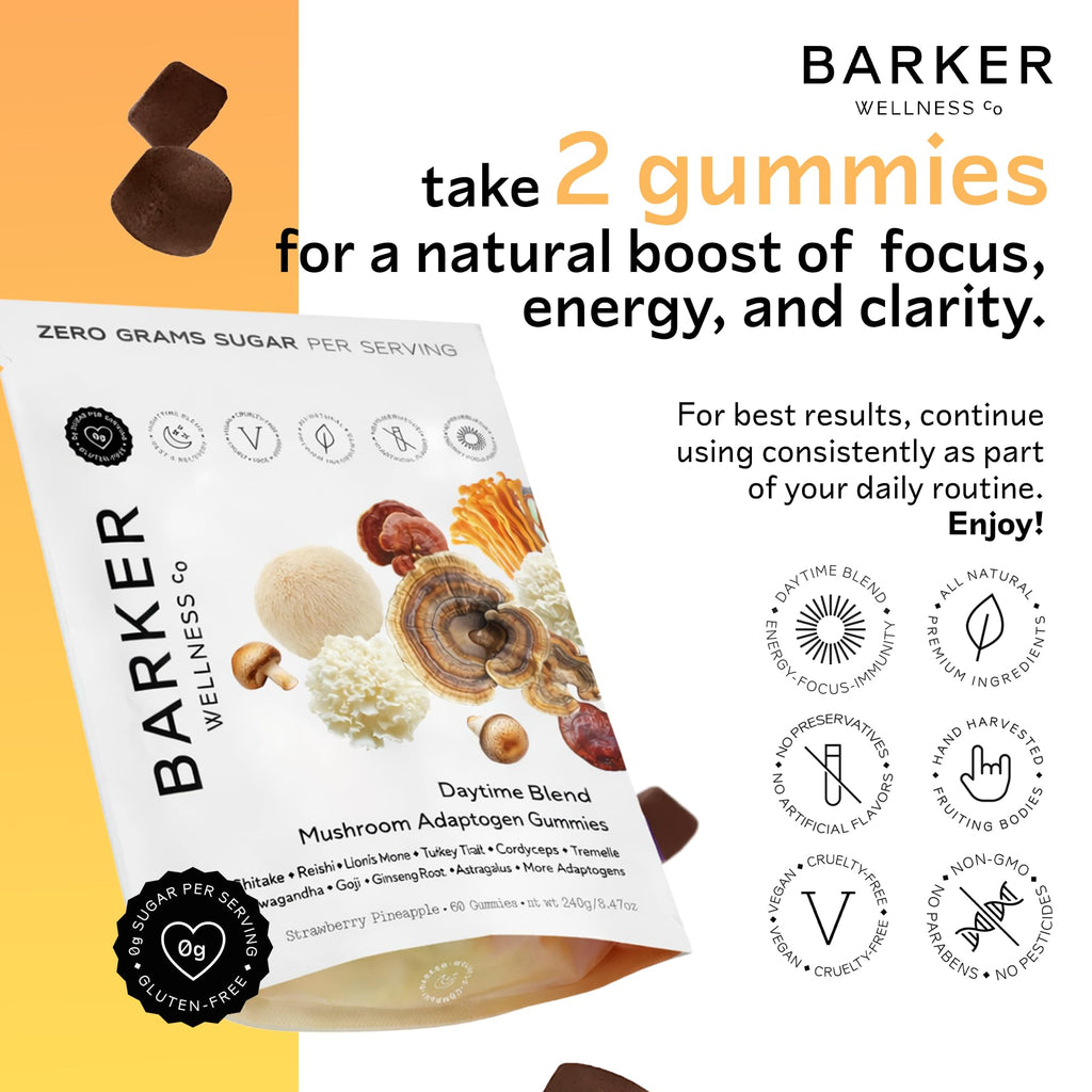 natural energy boost with mushrooms