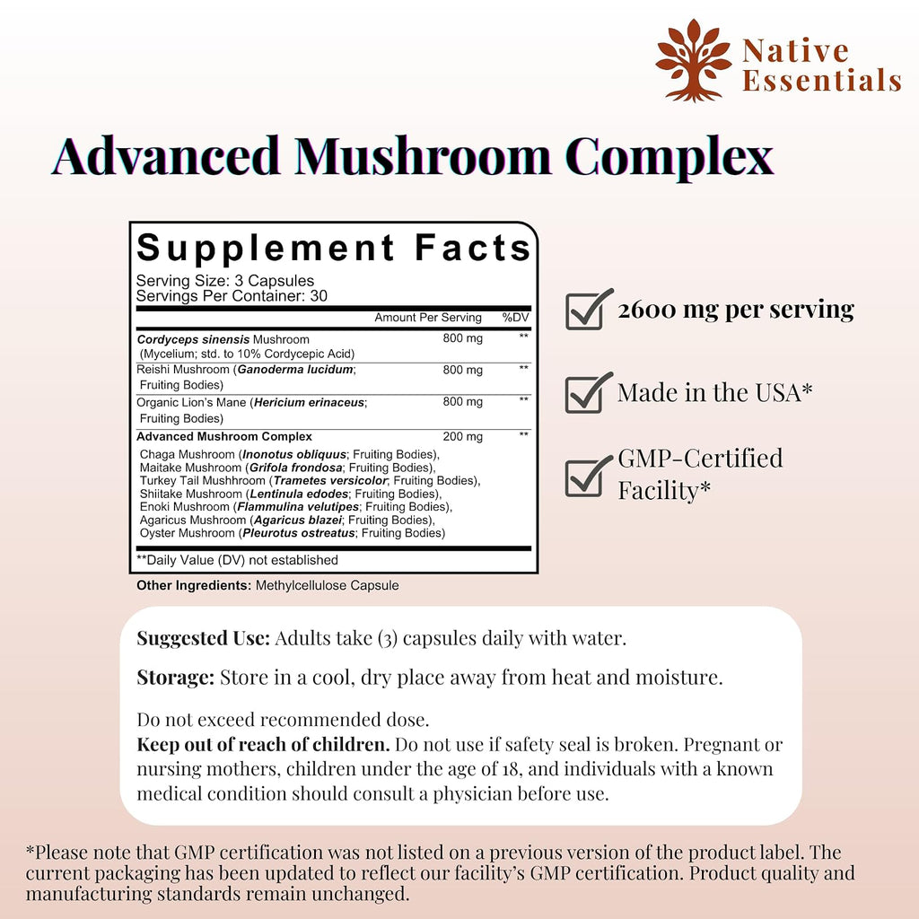 natural energy boost with mushrooms