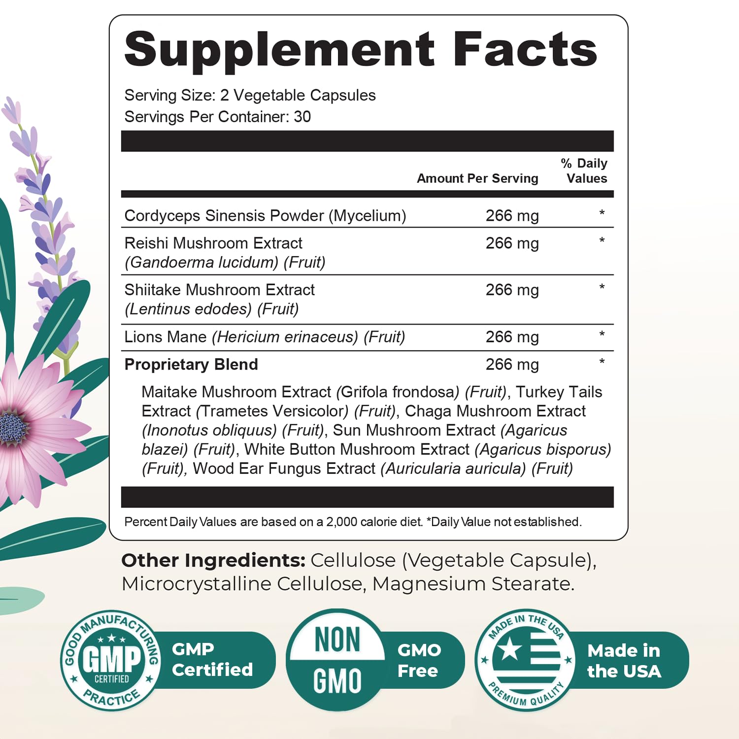 natural energy boost with mushrooms