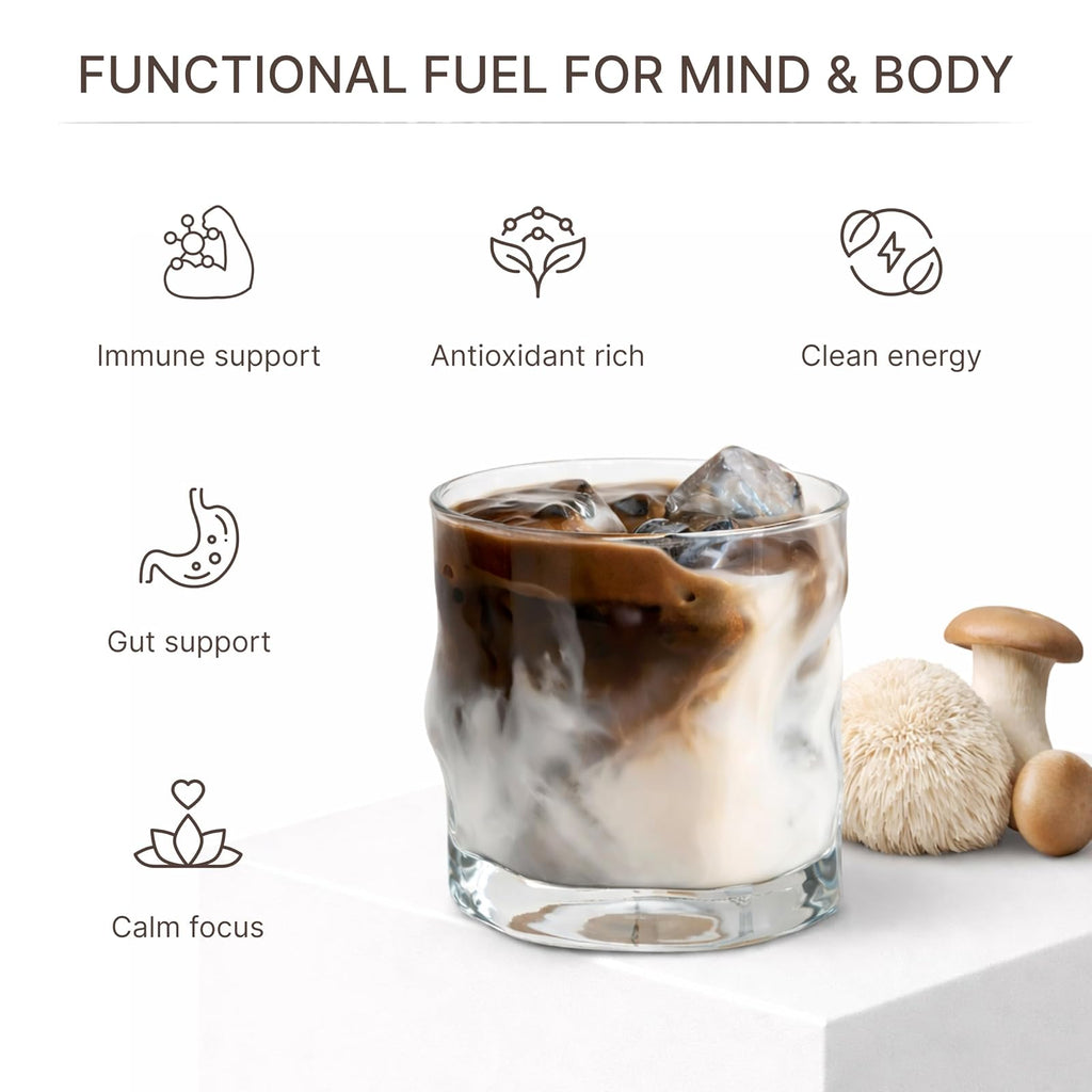 natural energy boost with mushrooms