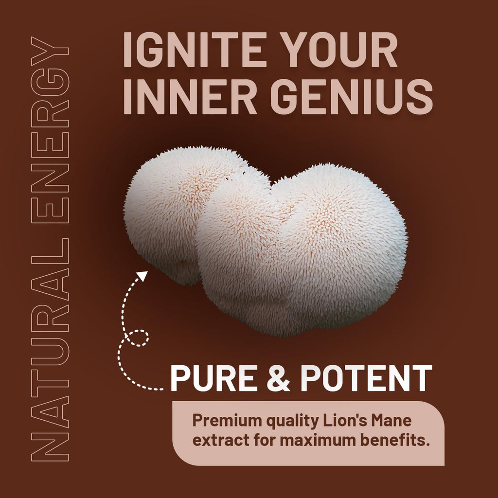 Natural energy boost with mushrooms