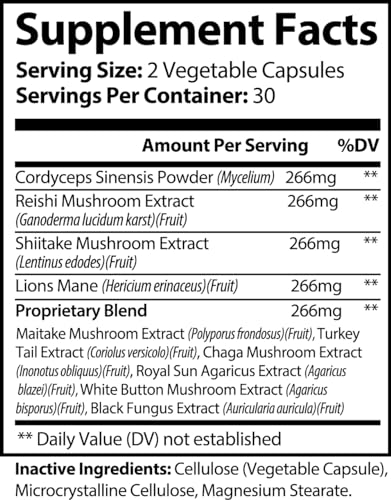 Natural energy boost with mushrooms