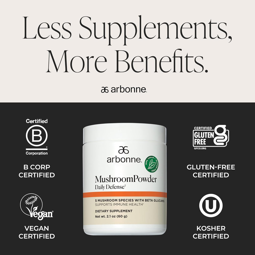 Natural energy boost with mushrooms