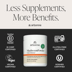 Natural energy boost with mushrooms