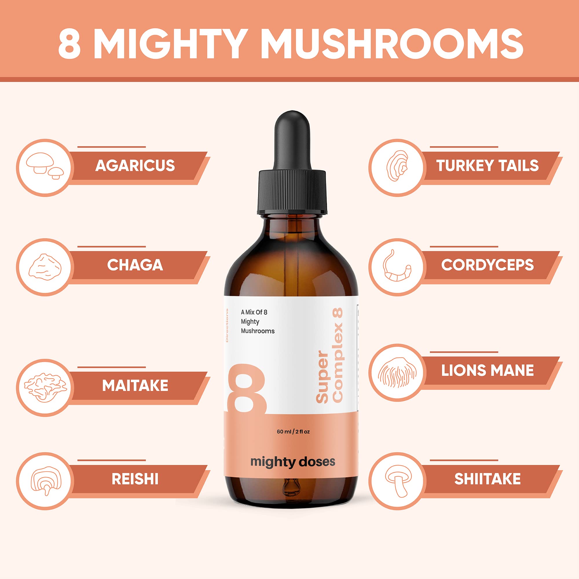 Natural energy boost with mushrooms