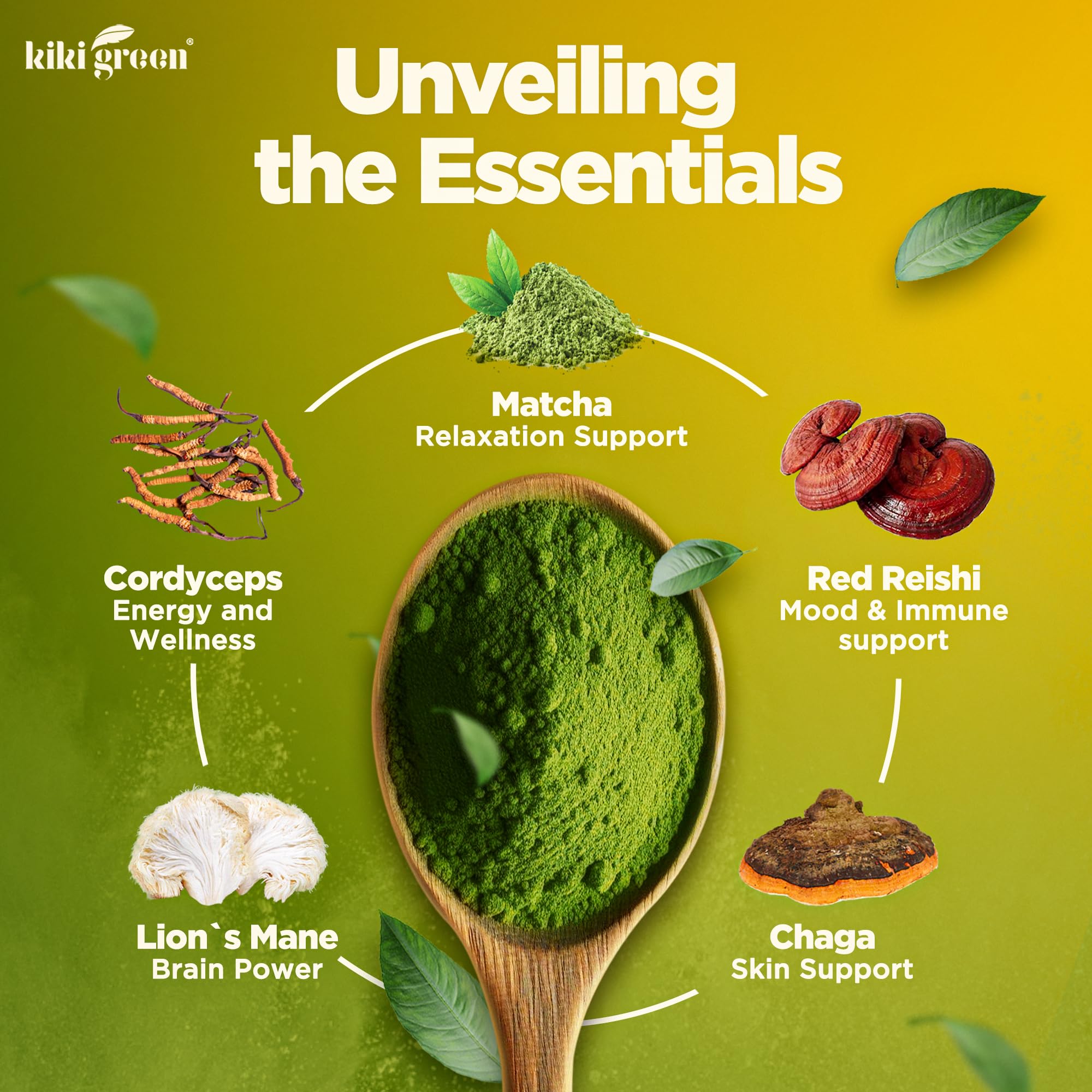 natural energy boost with mushrooms
