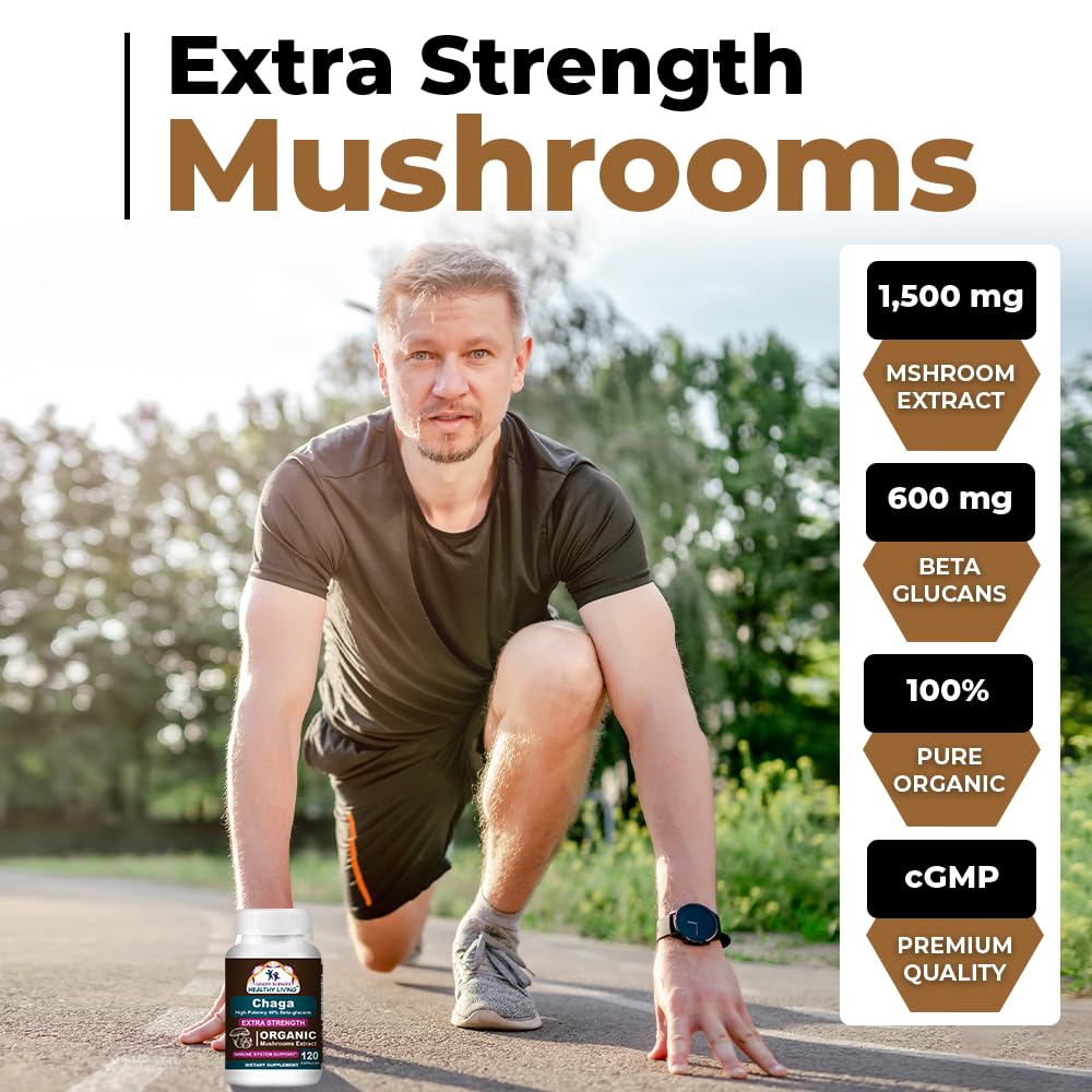 Natural energy boost with mushrooms