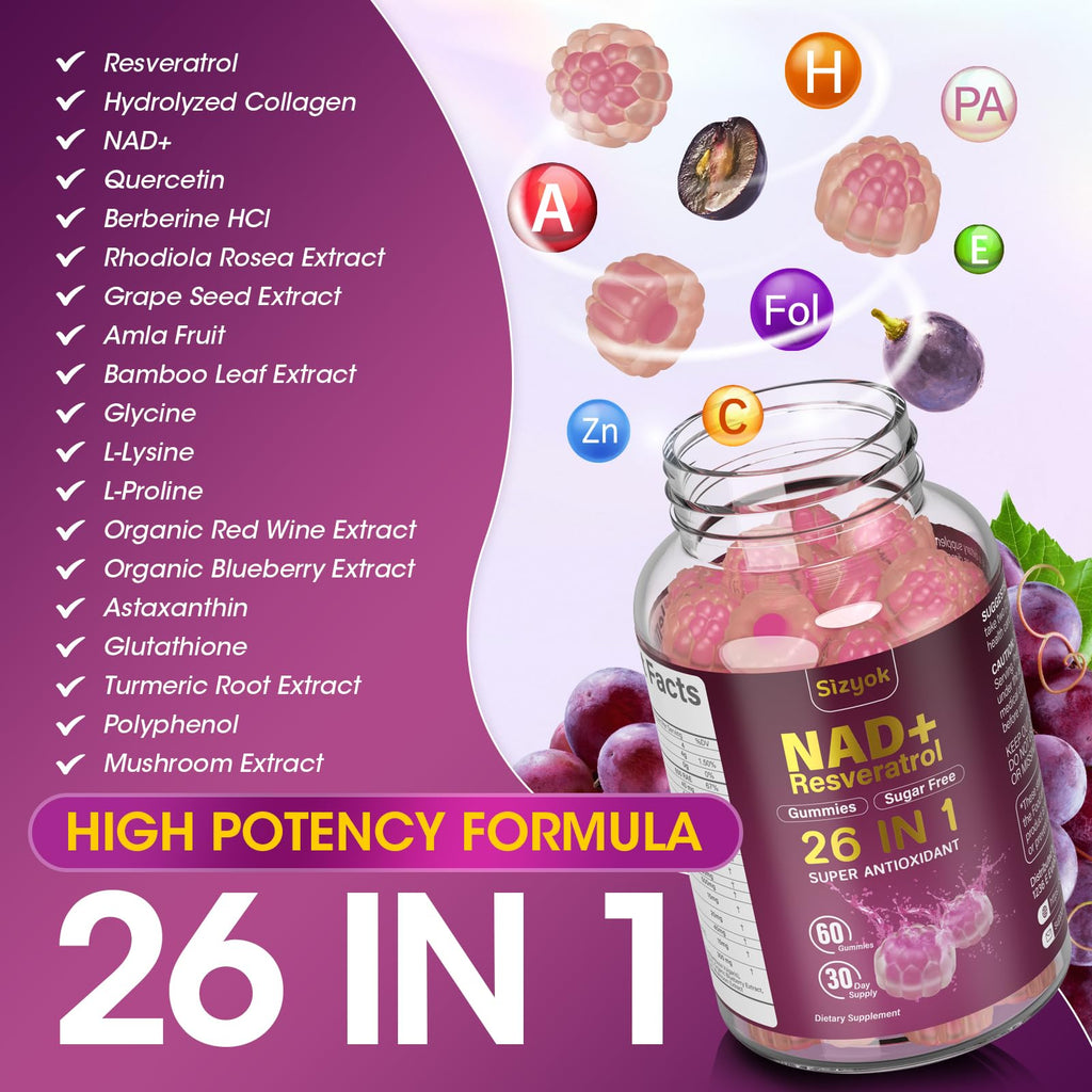 Natural energy boost with NAD gummies