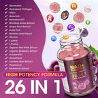 Natural energy boost with NAD gummies