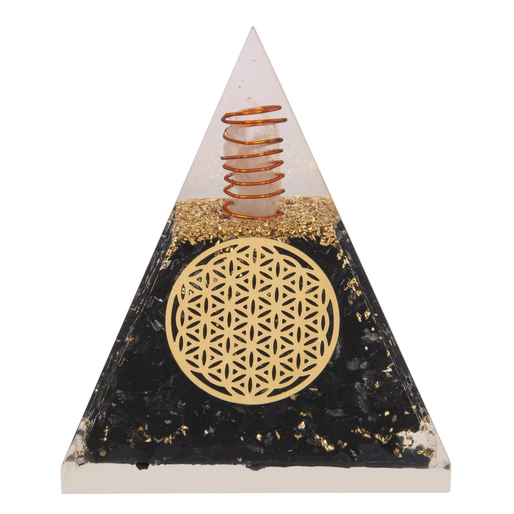 natural energy boost with orgonite pyramid