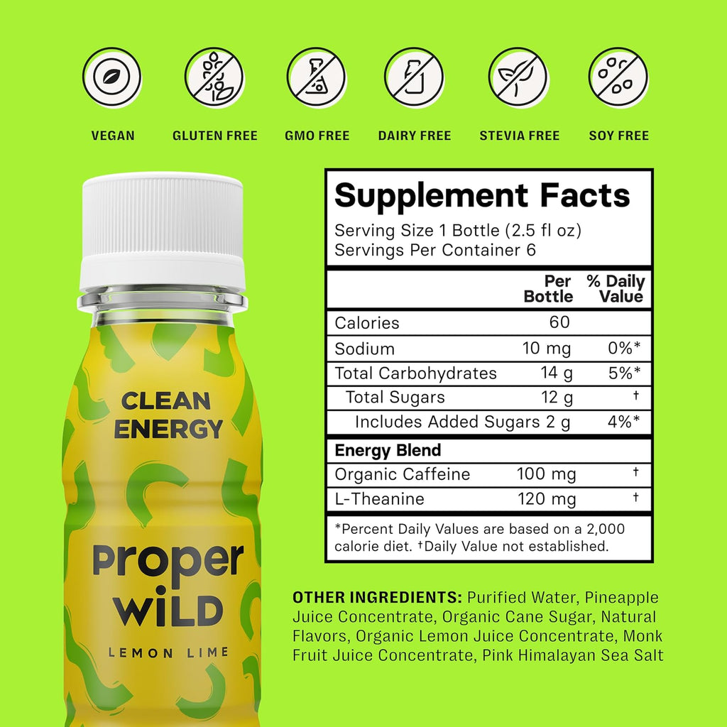 natural energy boost with Proper Wild