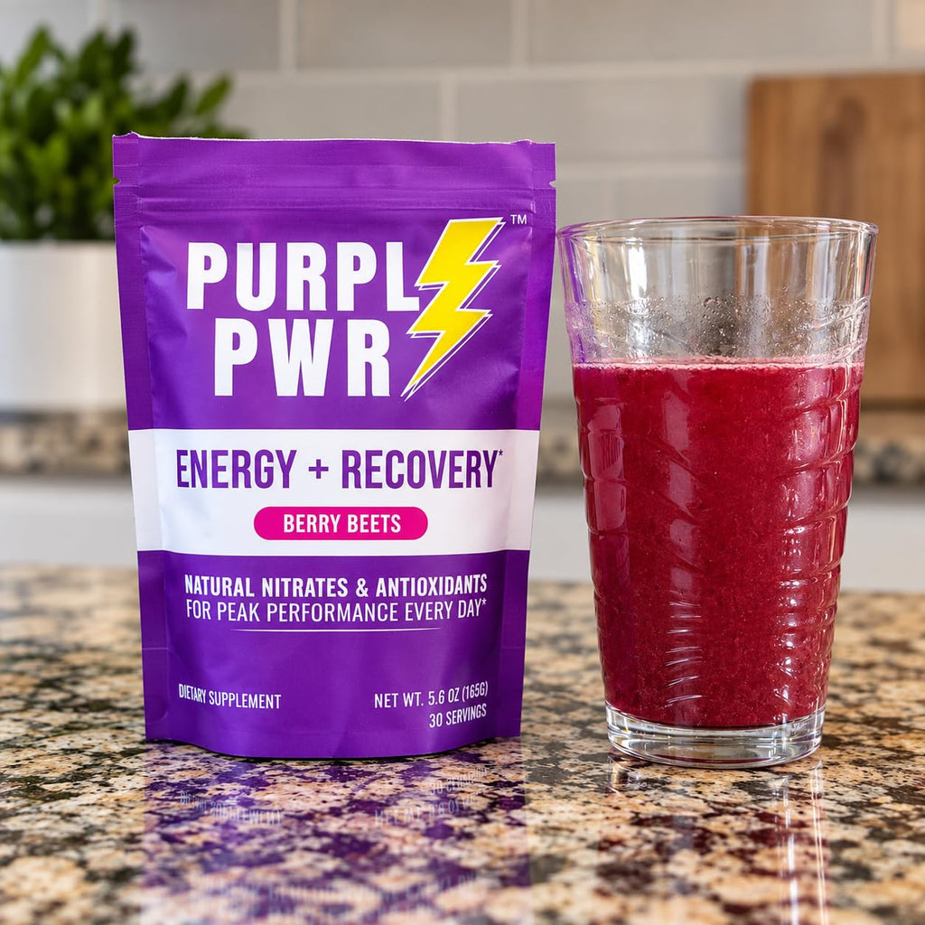 natural energy boost with purple superfood