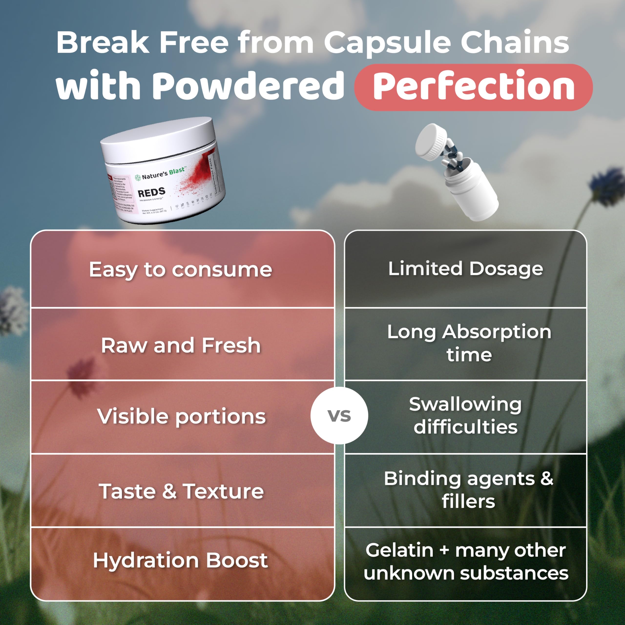 natural energy boost with Reds Superfood