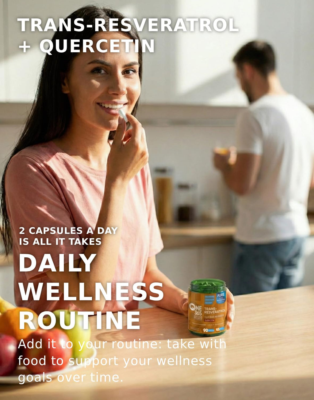 Natural energy boost with Resveratrol Quercetin