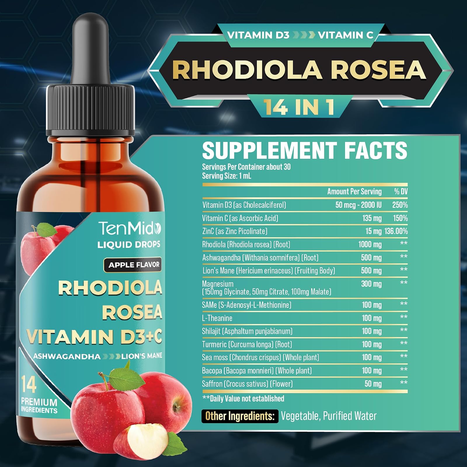 Natural energy boost with Rhodiola extract