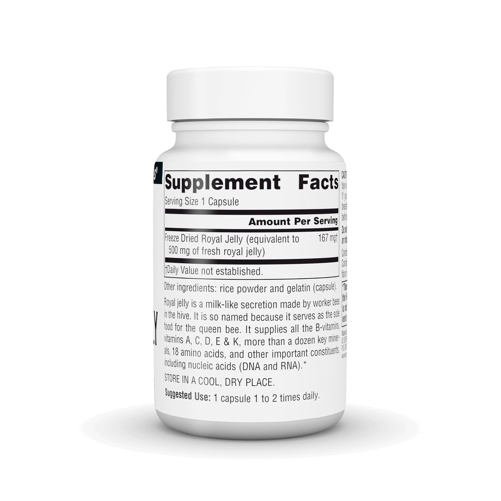 Natural energy boost with royal jelly