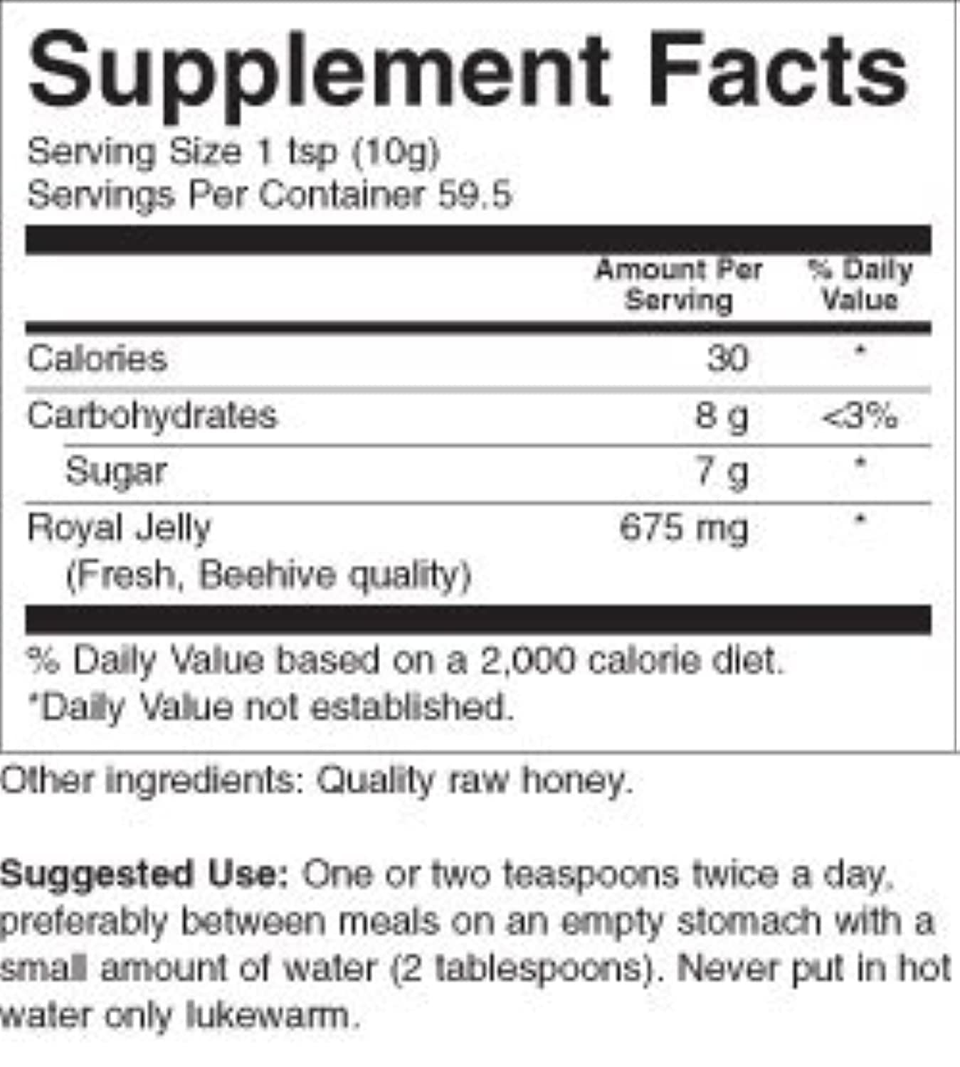 Natural energy boost with royal jelly