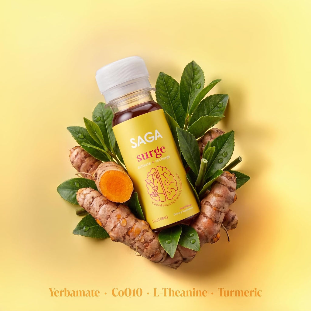 natural energy boost with SAGA Surge