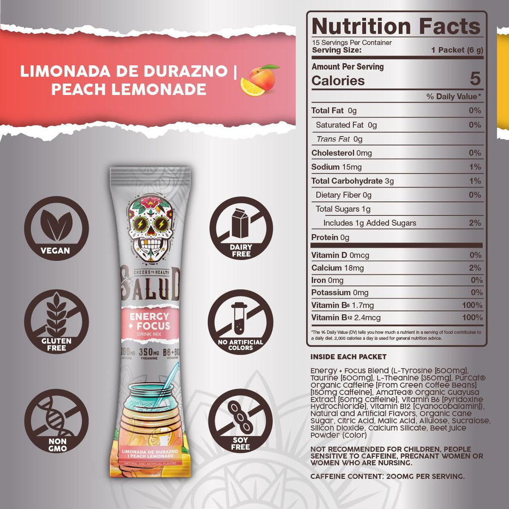 Natural energy boost with Salud mix