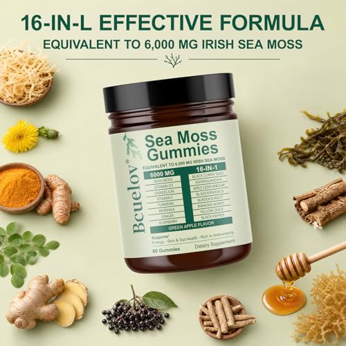 Natural energy boost with sea moss