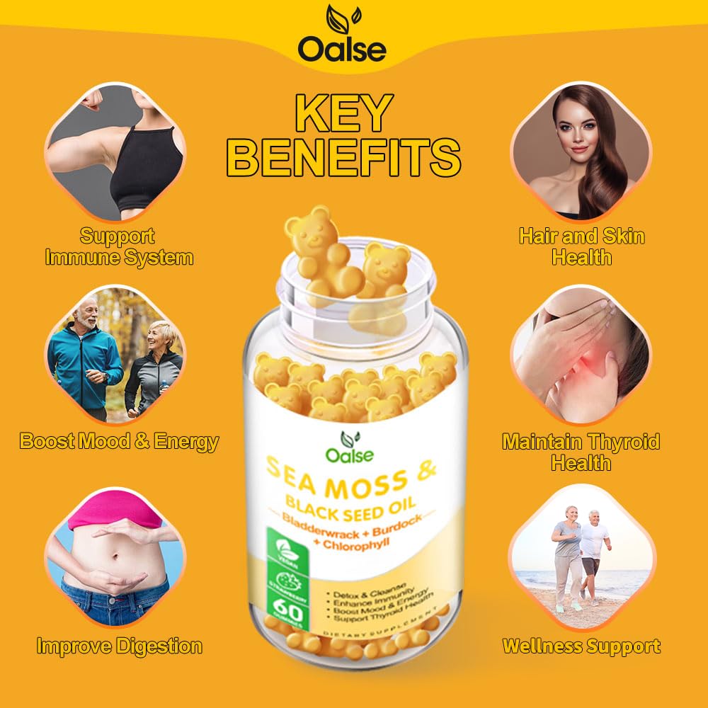 Natural energy boost with sea moss