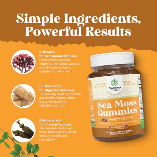 Natural energy boost with sea moss