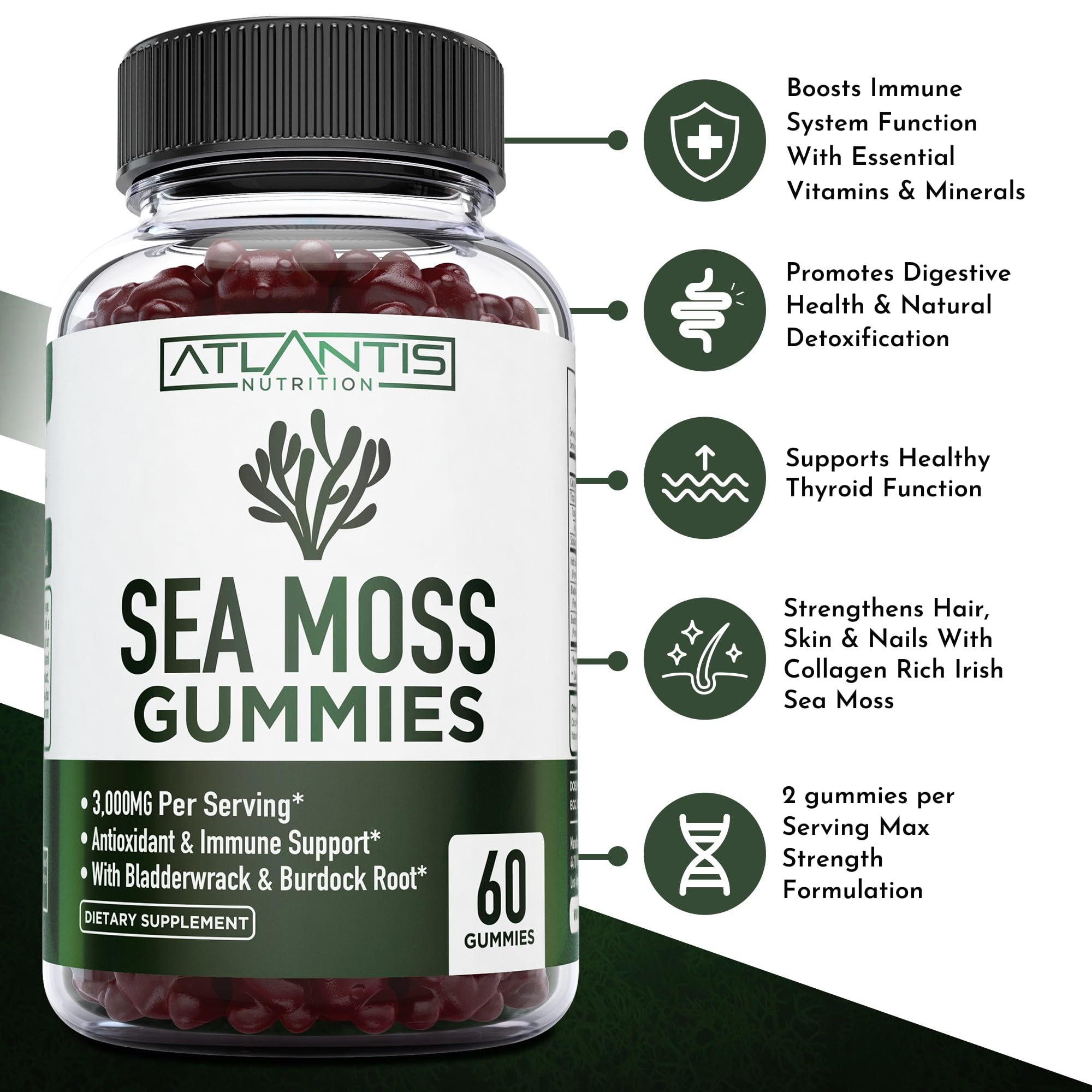 Natural energy boost with sea moss