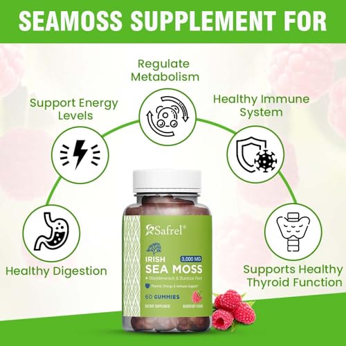 Natural energy boost with sea moss