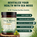 Natural energy boost with sea moss