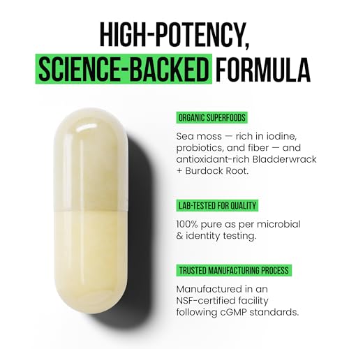 Natural energy boost with sea moss