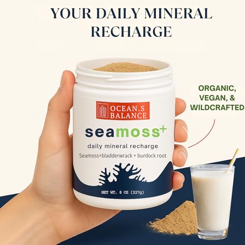 natural energy boost with SeaMoss+ powder