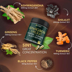 Natural energy boost with Shilajit and ashwagandha