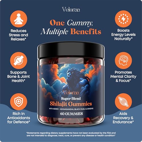 Natural energy boost with shilajit