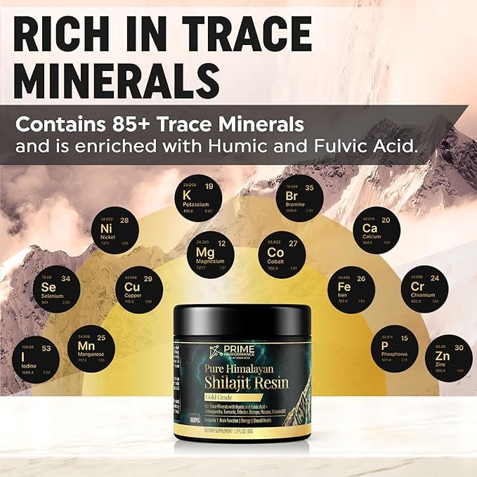 Natural energy boost with Shilajit