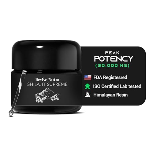 Natural energy boost with shilajit