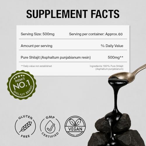 Natural energy boost with shilajit