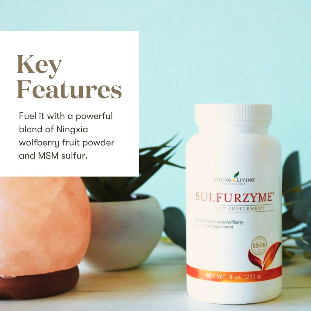 natural energy boost with Sulfurzyme powder