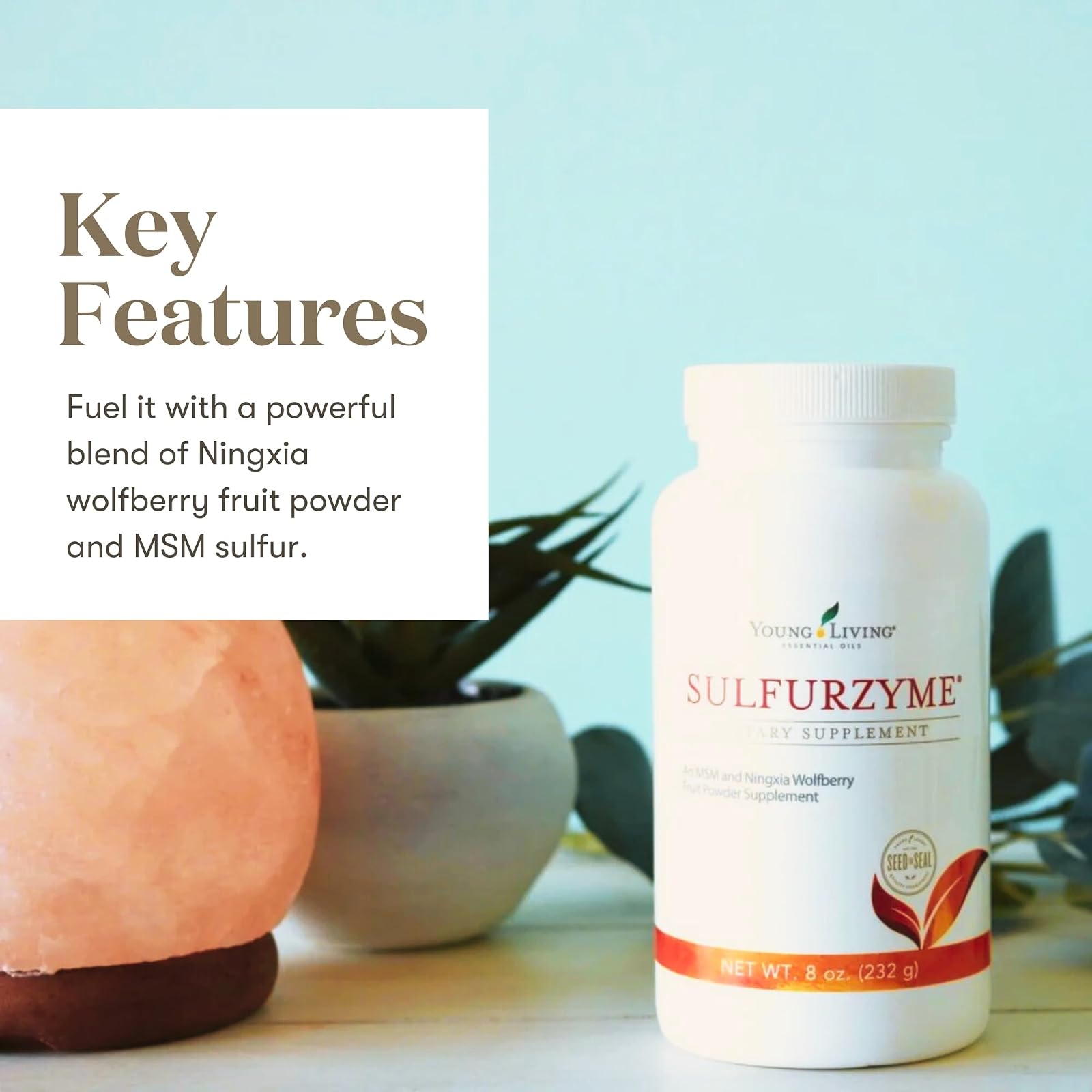 natural energy boost with Sulfurzyme powder