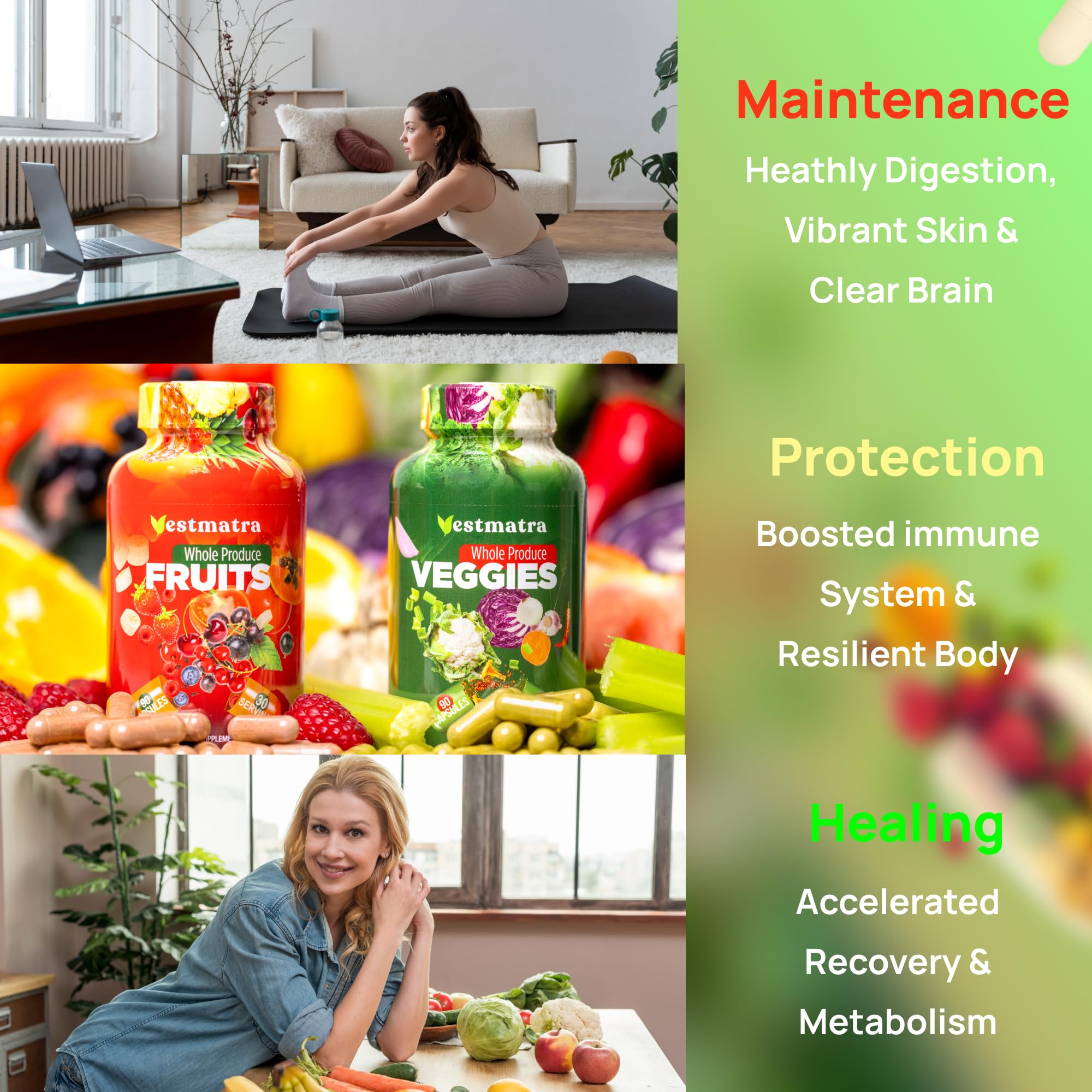 natural energy boost with superfood capsules