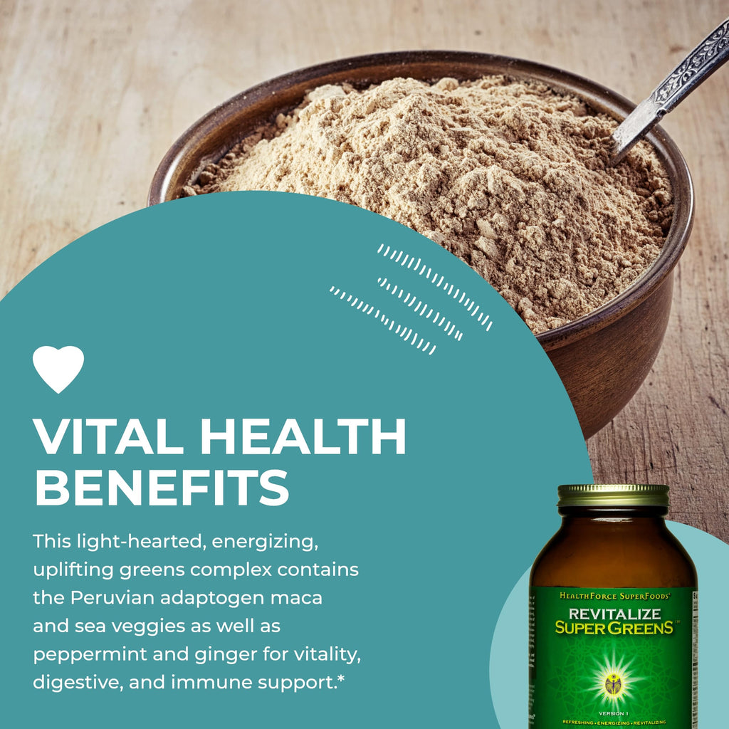 natural energy boost with SuperGreens