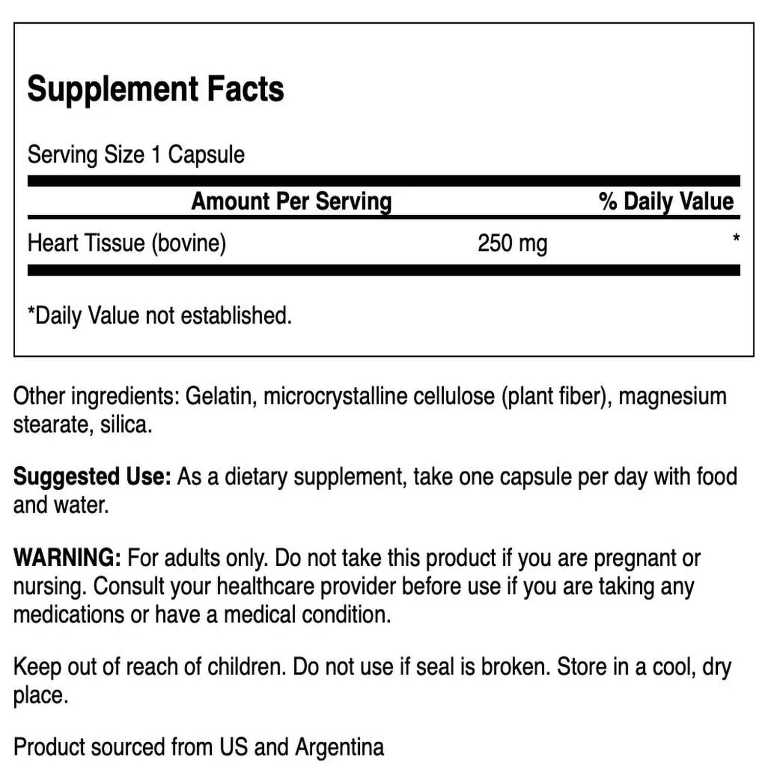 natural energy boost with Swanson Raw Heart