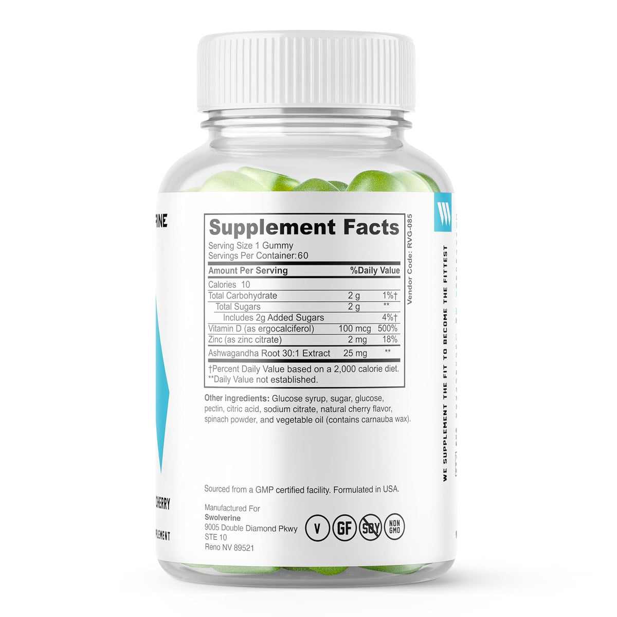 Natural energy boost with Swolverine gummies