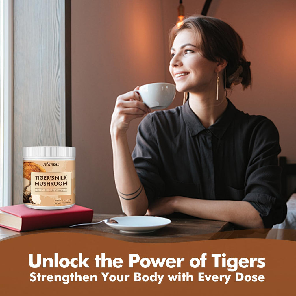 Natural energy boost with Tiger Milk Mushroom
