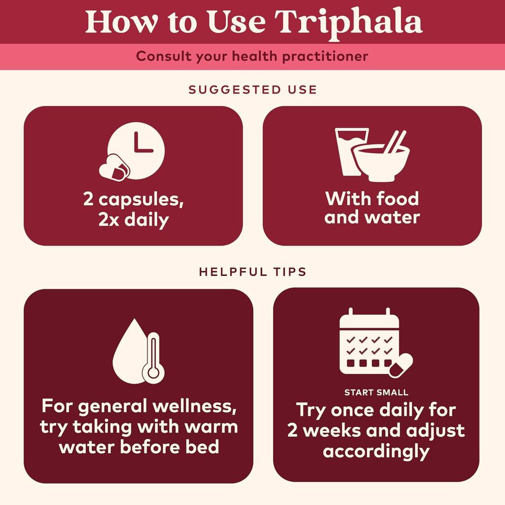 Natural energy boost with Triphala