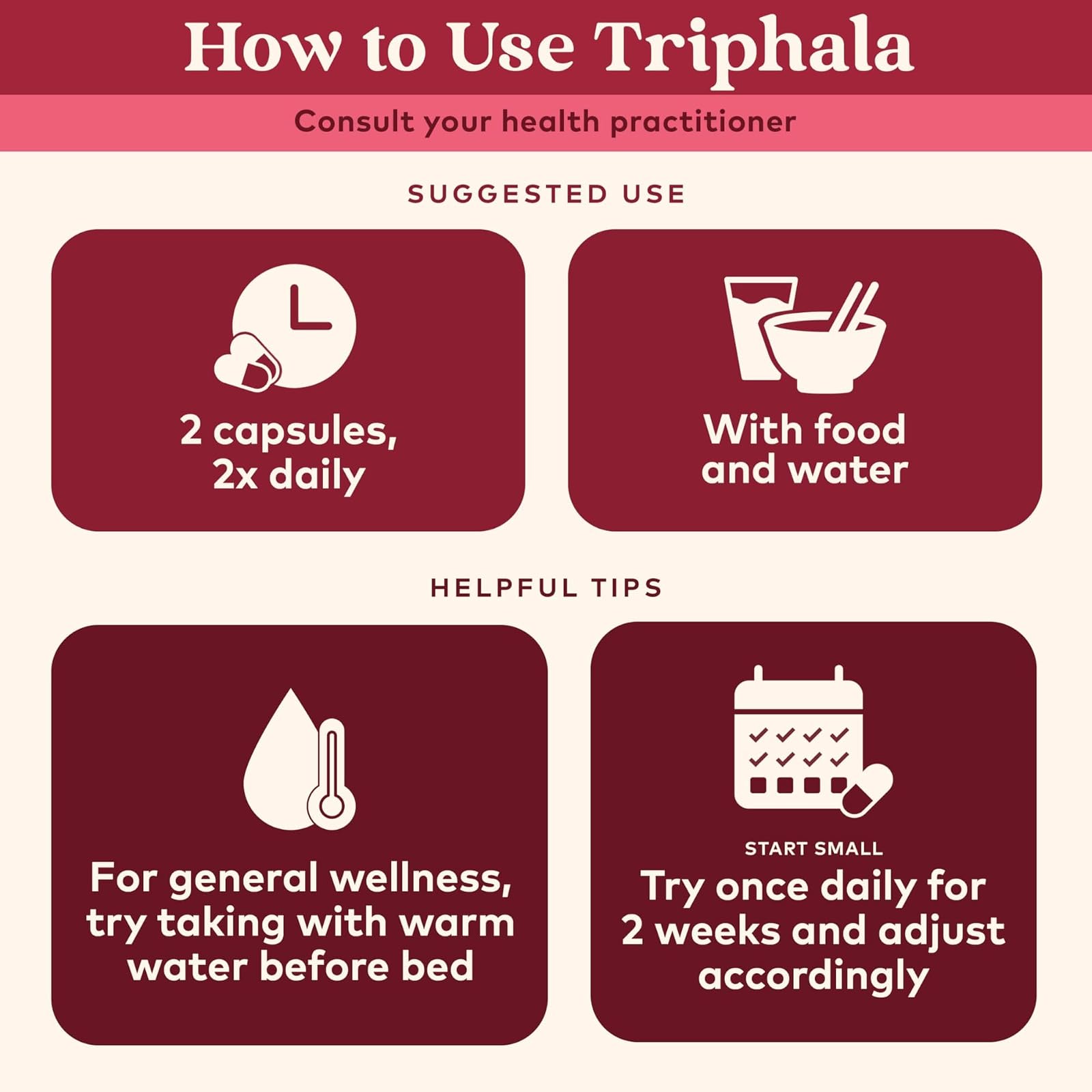 Natural energy boost with Triphala