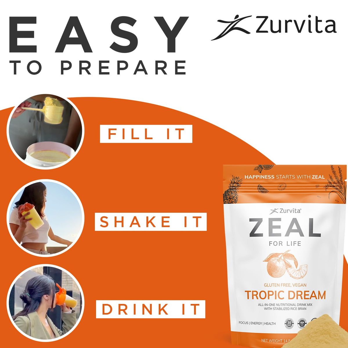 natural energy boost with Tropic Dream