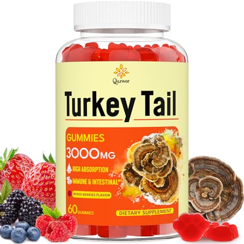 natural energy boost with Turkey Tail mushrooms