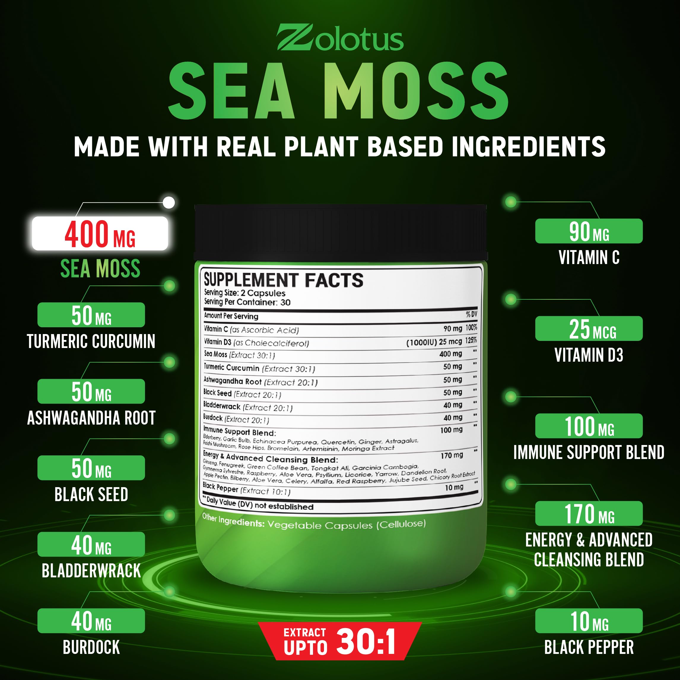 Natural energy boost with turmeric