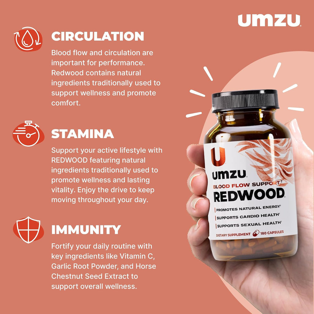 natural energy boost with UMZU Redwood