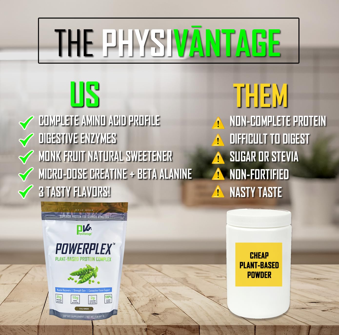 Natural energy boost with vegan protein
